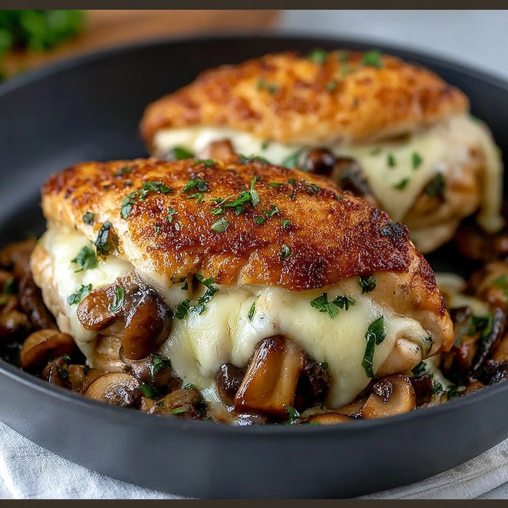 Mushroom Stuffed Chicken Breast: A Gourmet Comfort Dish Made Easy ...