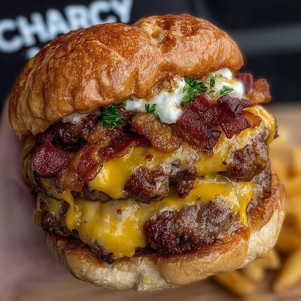 The Ultimate Bacon Double Smash Burger Recipe A restaurant-quality ...