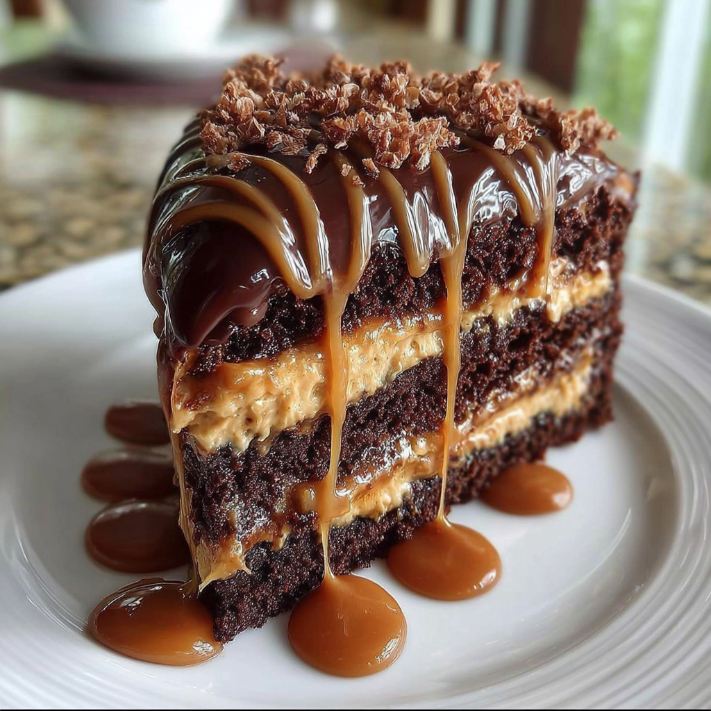 Decadent Caramel Chocolate Cake - Recipes By Clare
