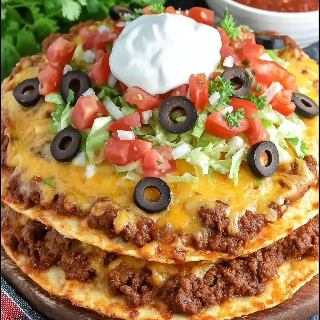 Taco Bell–Style Mexican Pizza (Homemade Copycat) - Recipes By Clare