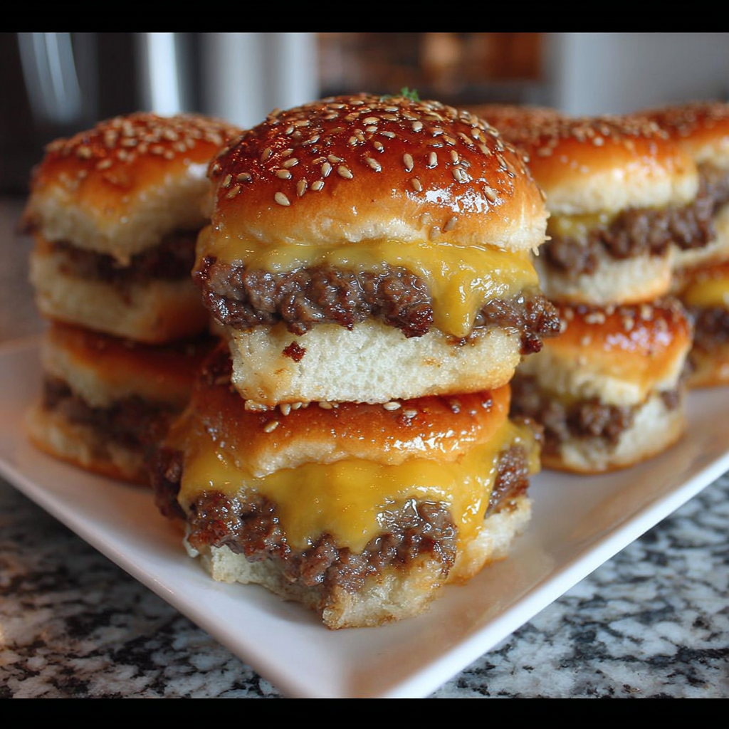 Mini Beef Cheeseburgers - Recipes By Clare