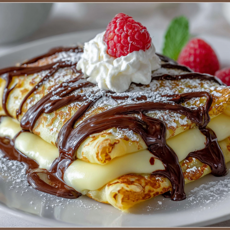 Boston Cream Pie Crêpes - Recipes By Clare
